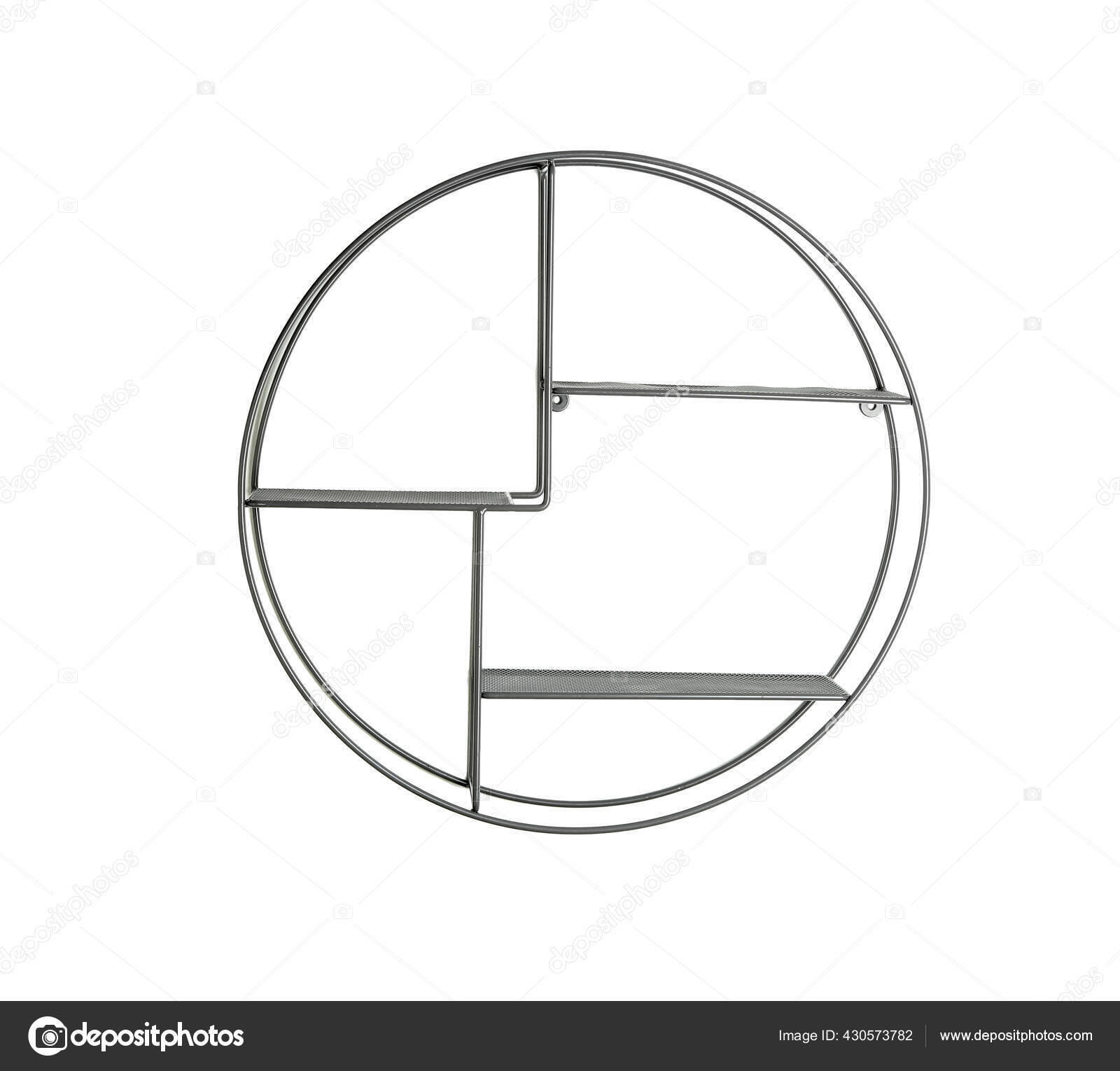 Modern Shelf White Background — Stock Photo © serezniy #430573782