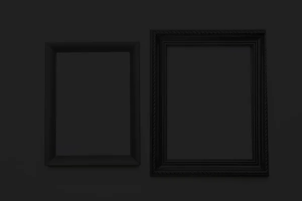 Black frame wall Stock Photos, Royalty Free Black frame wall Images | Depositphotos