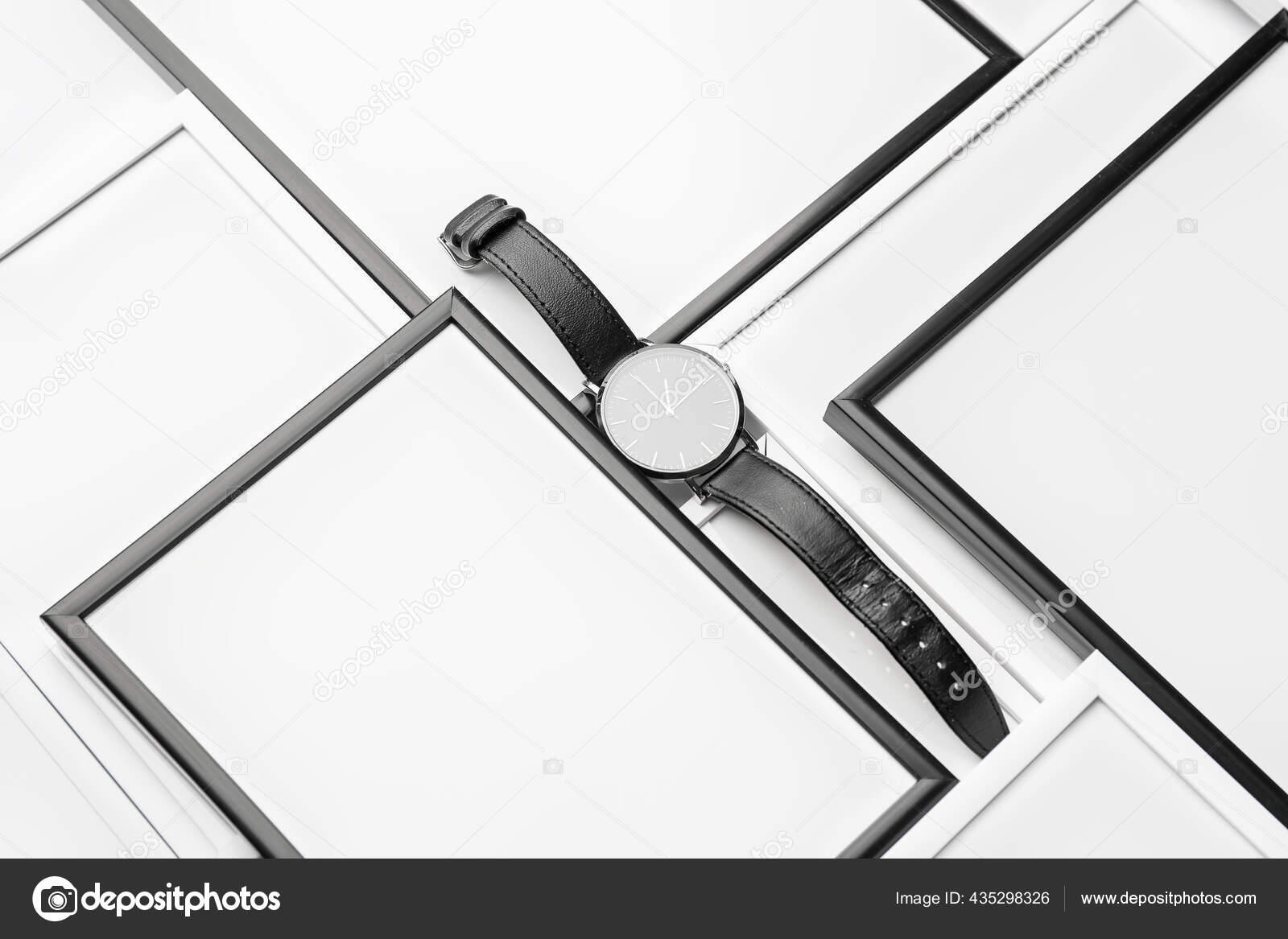 Wrist Watch Frames White Background — Stock Photo © serezniy #435298326
