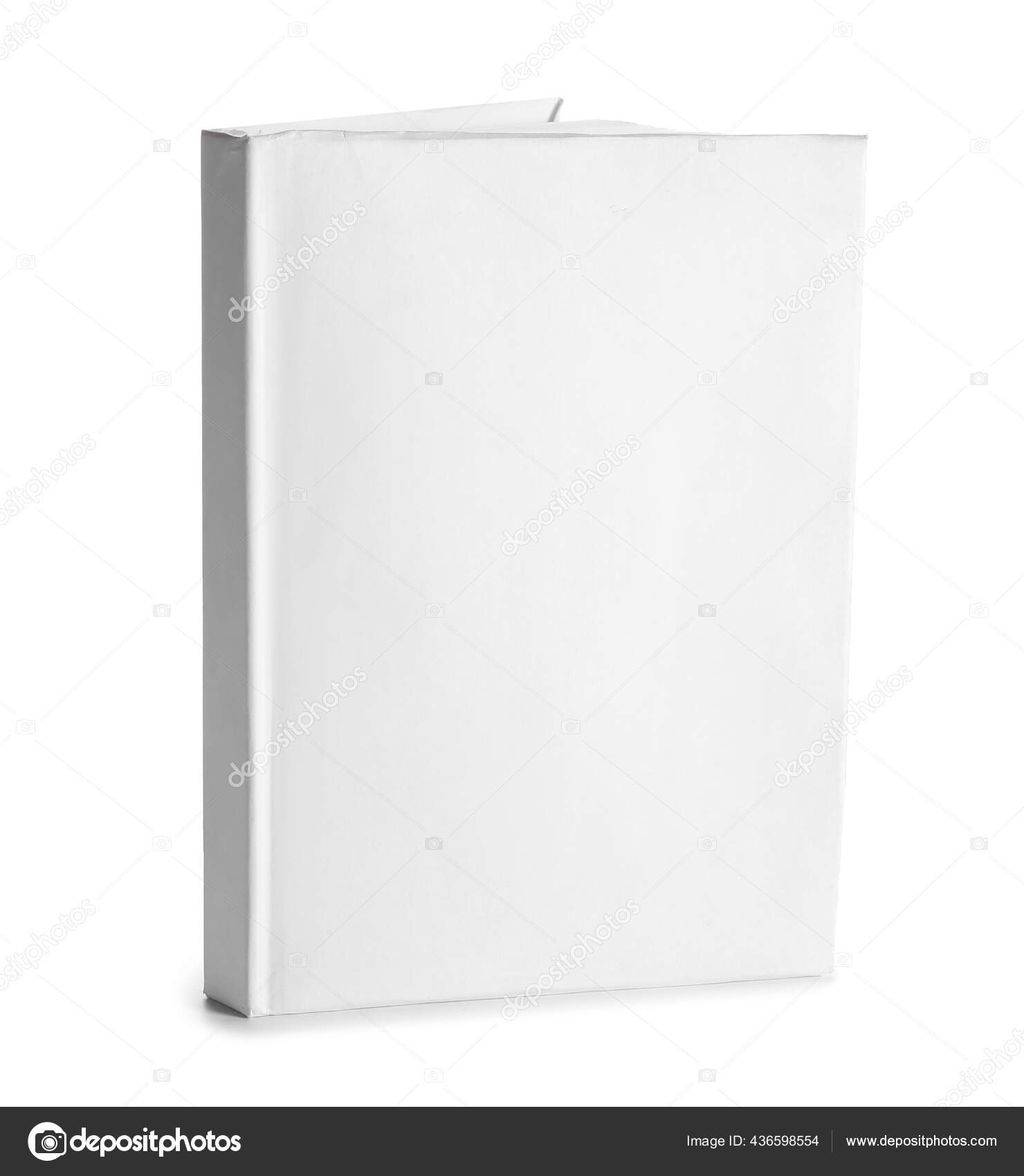 Blank Book Isolated White Background Stock Photo by ©serezniy 436598554