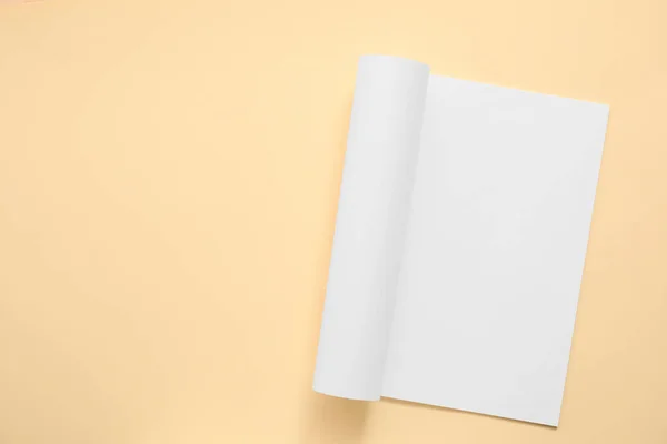 Blank Magazine Blue Background — Stock Photo © serezniy #510806084