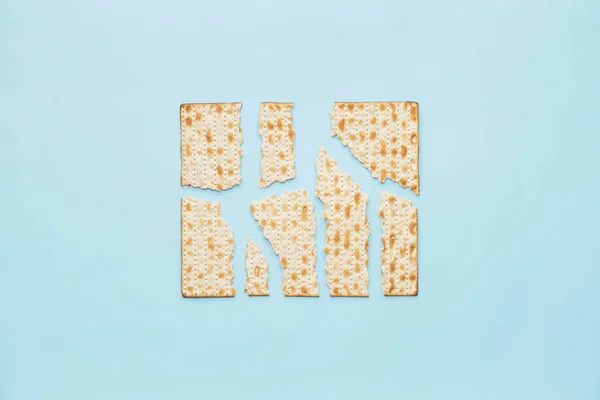 Collage Jewish Flatbread Matza Passover Seder Plates Flowers Color ...