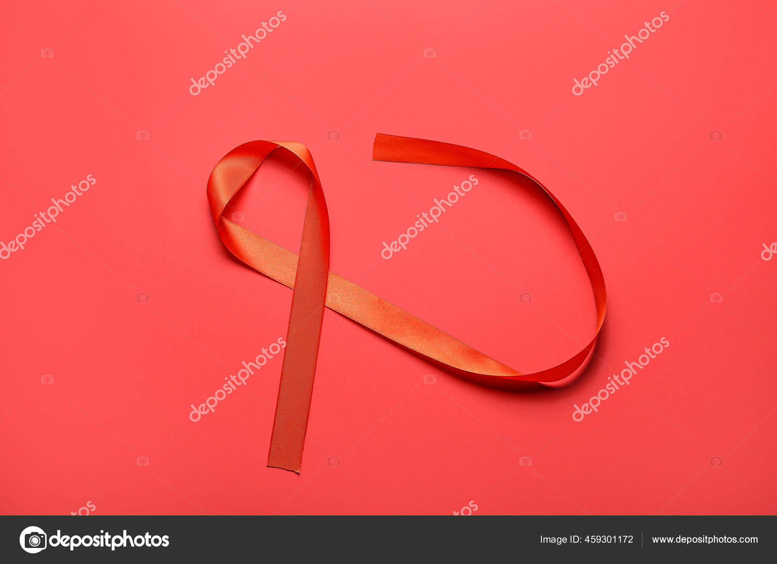 Red Ribbon Color Background — Stock Photo © serezniy #459301172