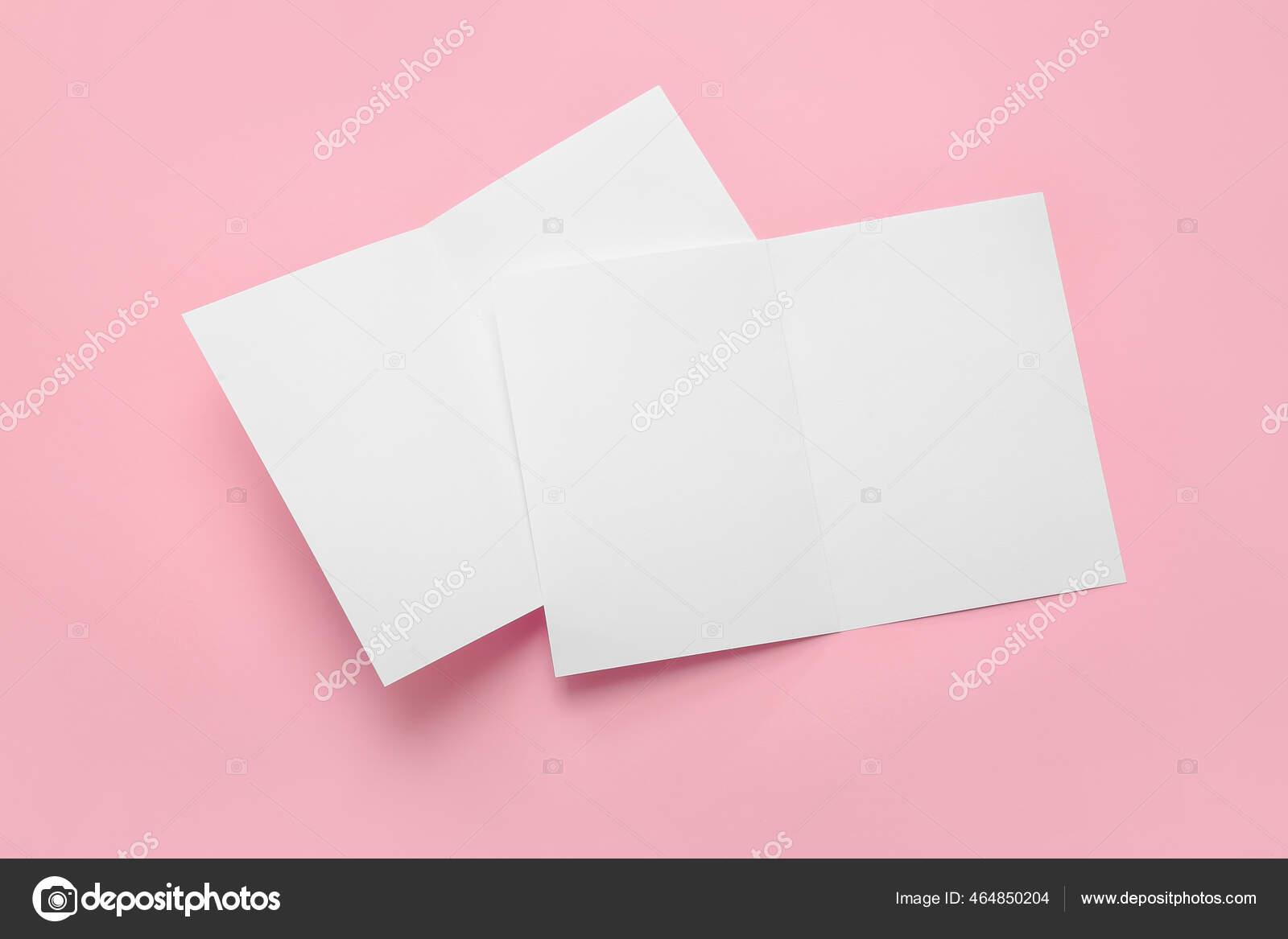 Blank Brochures Color Background Stock Photo by ©serezniy 464850204