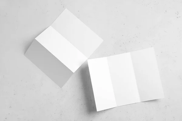 Blank Brochures Light Background Stock Photo by ©serezniy 464850646