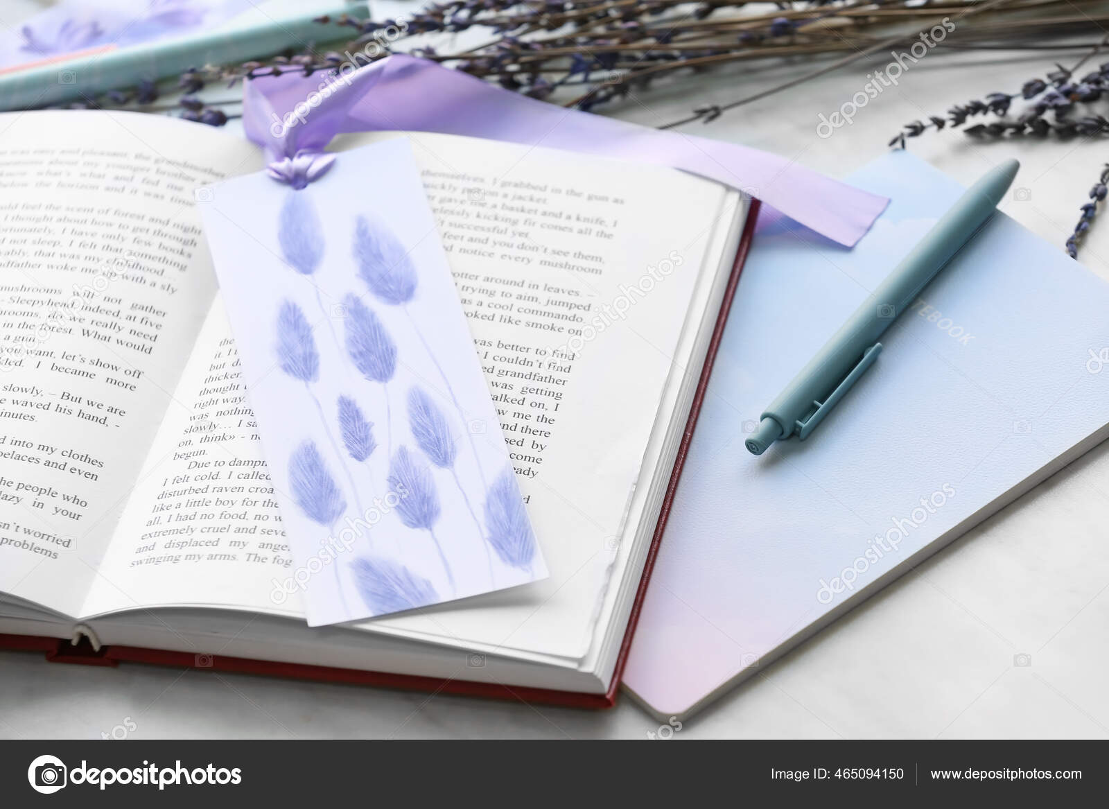 Book Bookmark Stationery Light Background — Stock Photo © serezniy ...