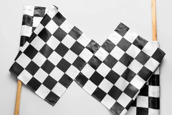 Racing flags on light background - Stock Image - Everypixel