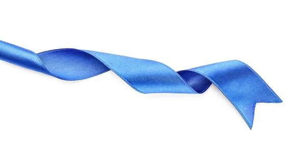 Blue Ribbon White Background — Stock Photo © serezniy #465093278