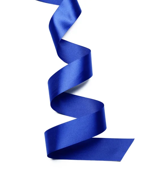 Blue Ribbon White Background — Stock Photo © serezniy #465093278