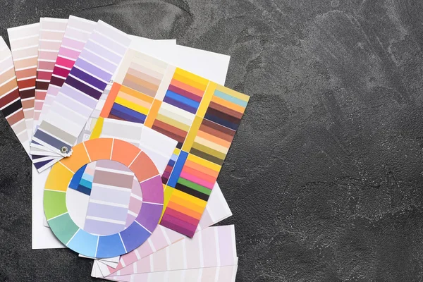 Paint Color Samples House Plan Magazine White Background Stock Photo by ...