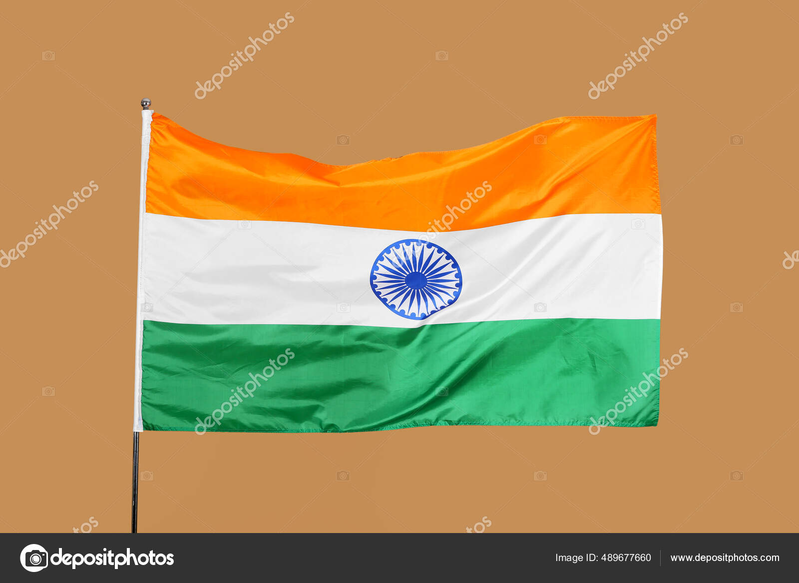 Flag India Color Background — Stock Photo © serezniy #489677660