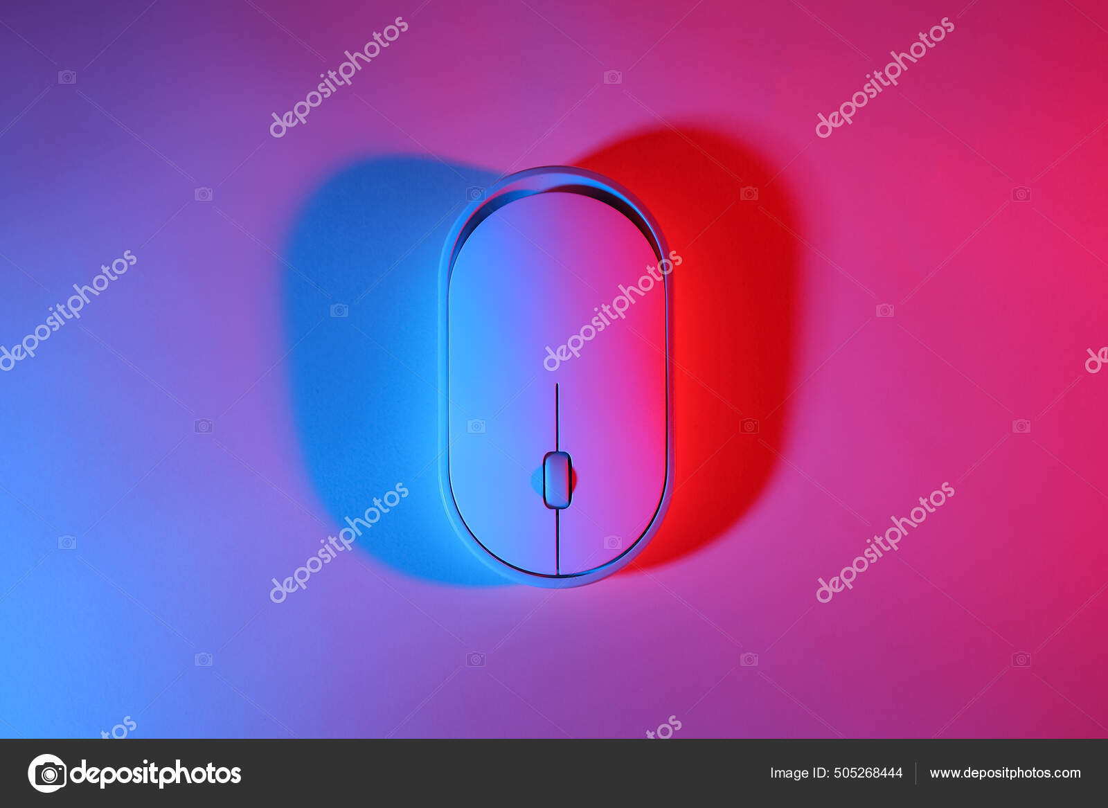 Modern Computer Mouse Color Background — Stock Photo © serezniy #505268444