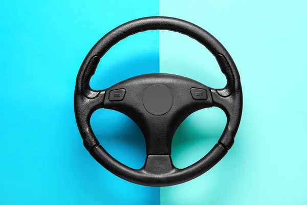 Female Hand Steering Wheel White Background — Stock Photo © serezniy ...