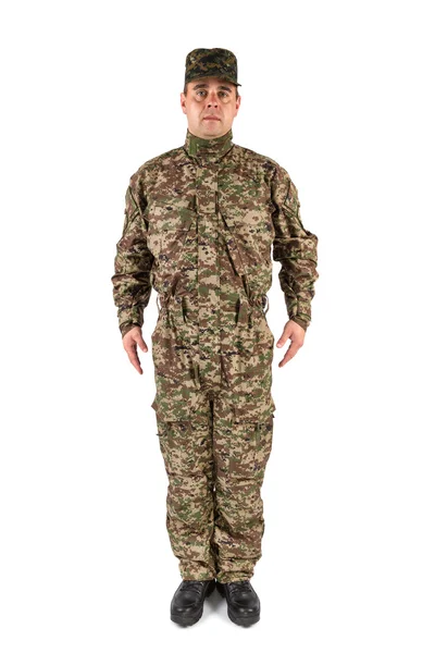 Soldier: Standing at Ease Looking Up Stock Photo by ©sjlocke 24779199