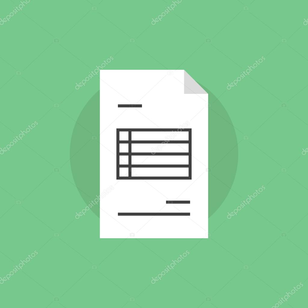 Invoice paper icon — Stock Vector © bloomua #64997537