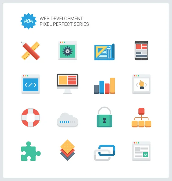 Modern web development and graphic design icons — Stock Vector ...