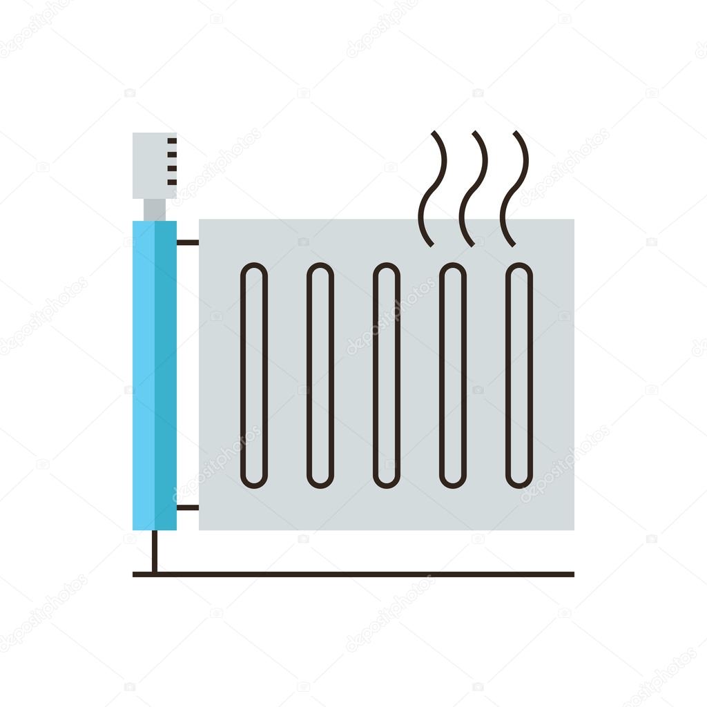 Heating radiator icon Stock Vector Image by ©bloomua #72656381