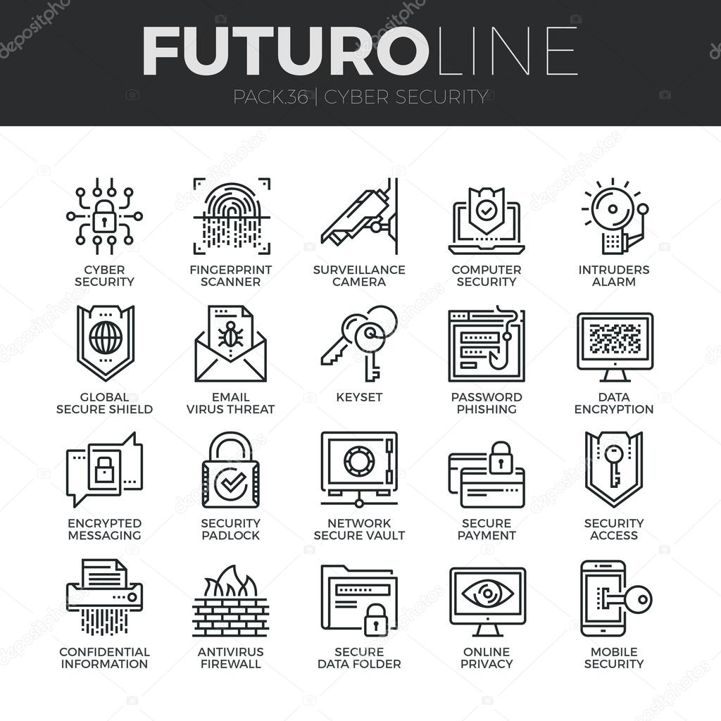 Cyber Security Icons Set Stock Vector Image by ©bloomua #99929894 Cyber Security Icons Set Stock Vector Image by ©bloomua #99929894