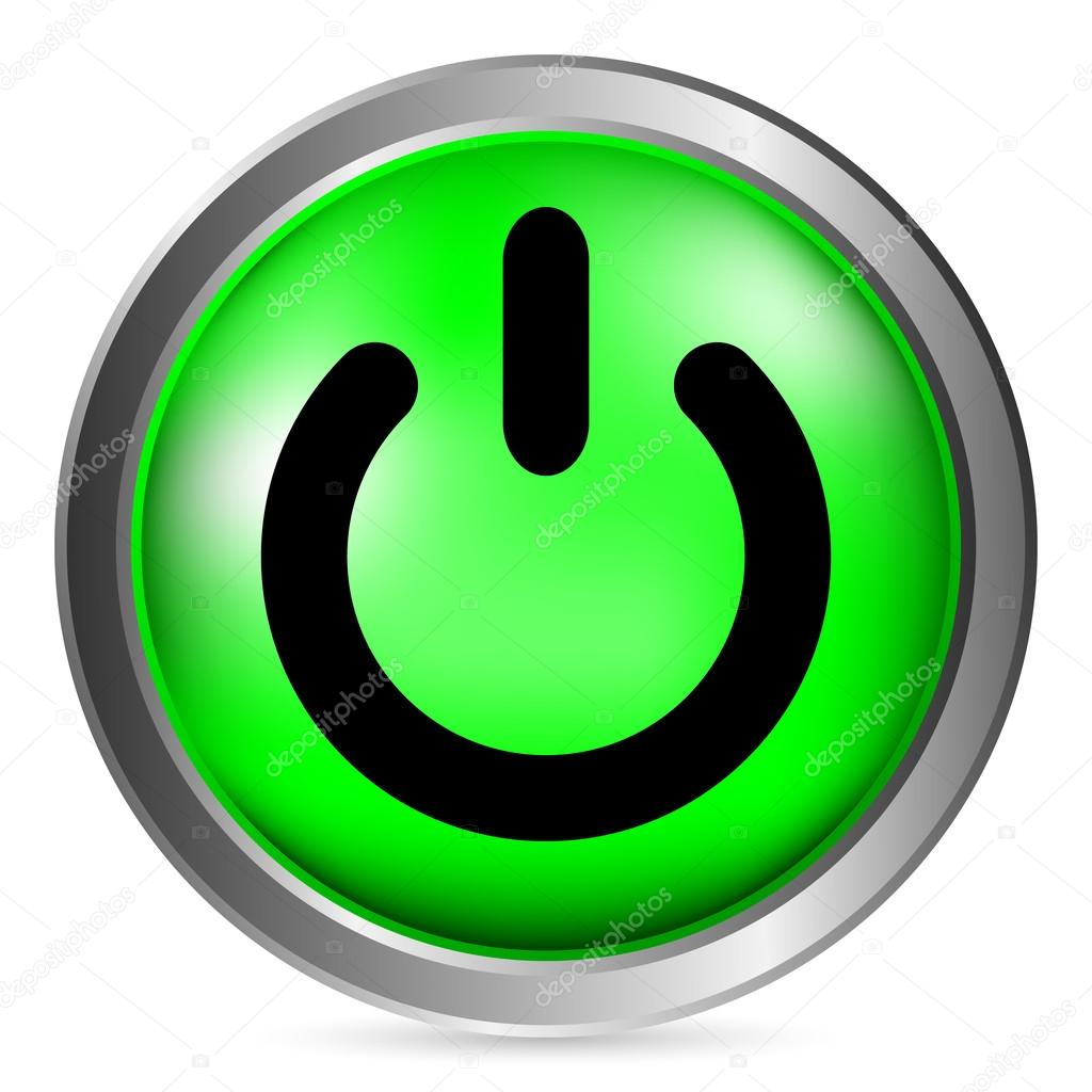 Power symbol button — Stock Vector © konstsem #59536695 Power symbol button — Stock Vector © konstsem #59536695