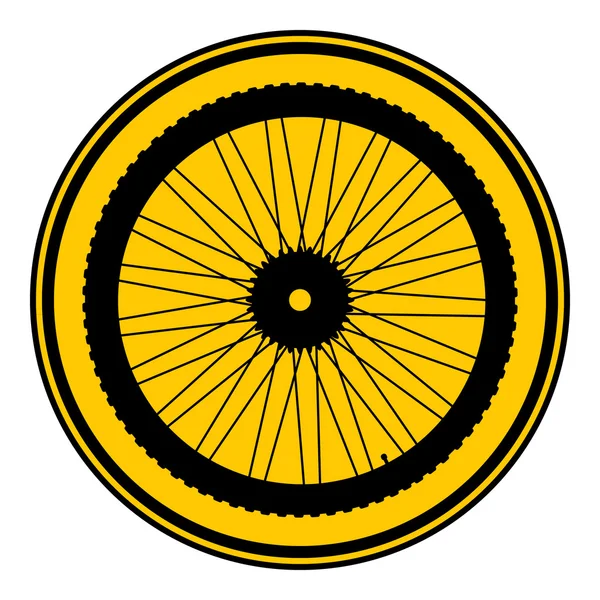 Bicycle wheel button Stock Vector by ©konstsem 52121327