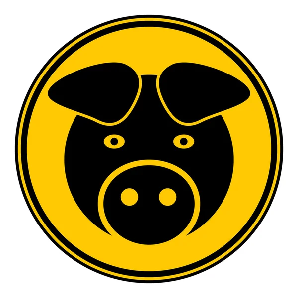 Pig symbol button. — Stock Vector © konstsem #77237960 Pig symbol button. — Stock Vector © konstsem #77237960