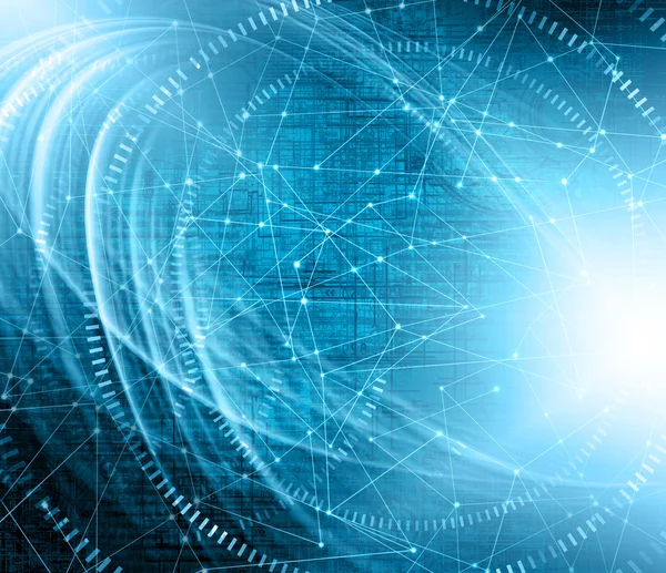 Best Internet Concept of global business.Technological background. Rays ...