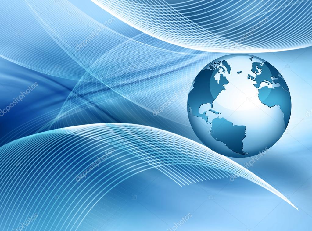 Internet Globe Lines