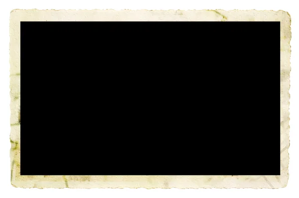 Old film strip frame isolated on white background — Stock Photo ...