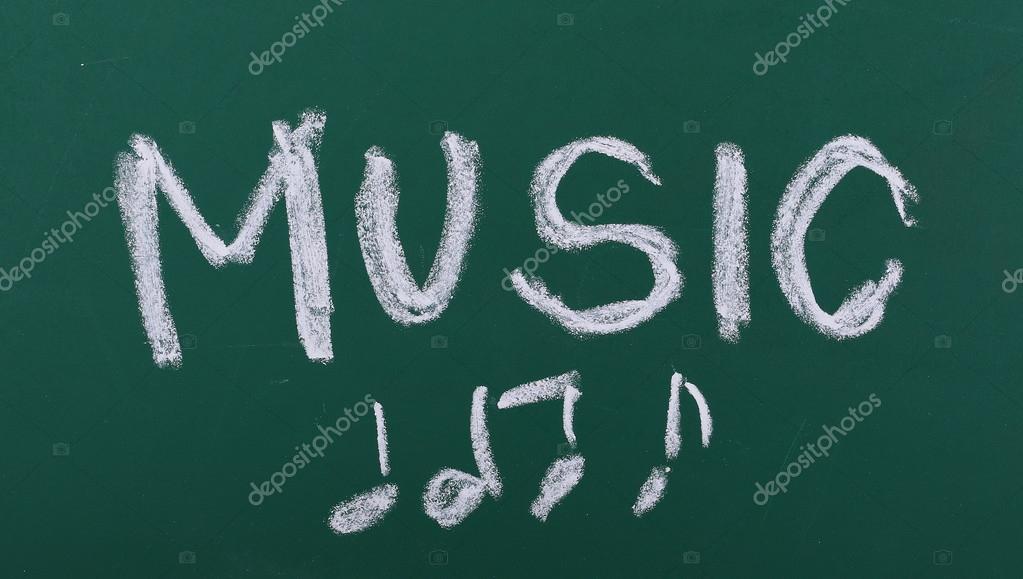 The Word Music Written In Notes
