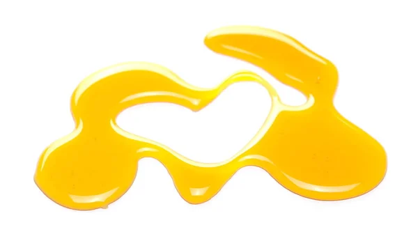 Spilled Milk Puddle Isolated White Background Texture — Stock Photo ...