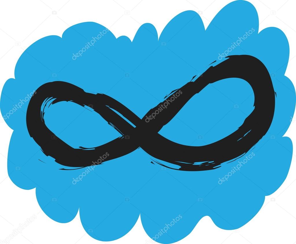 Dibujos animados símbolo infinito: fotografía de stock © dusan964 ...