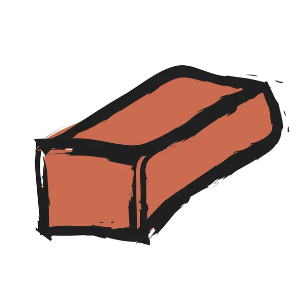 Single Red Brick Clip Art