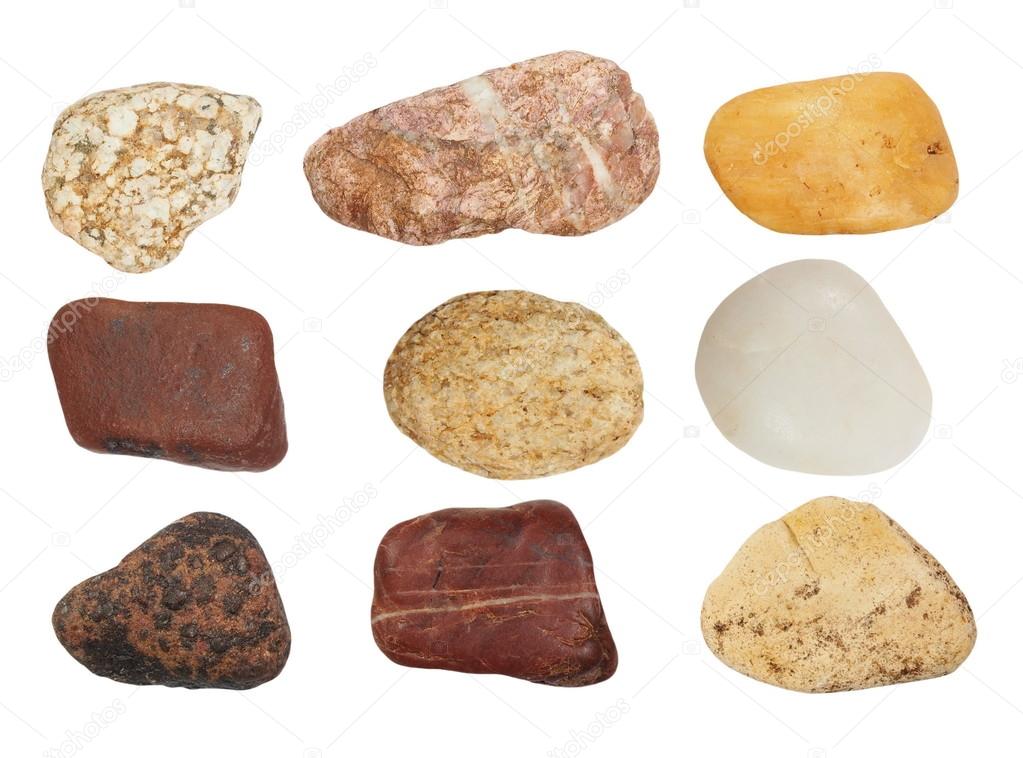 Collection rocks isolated on white background Stock Photo by ©dusan964 ...