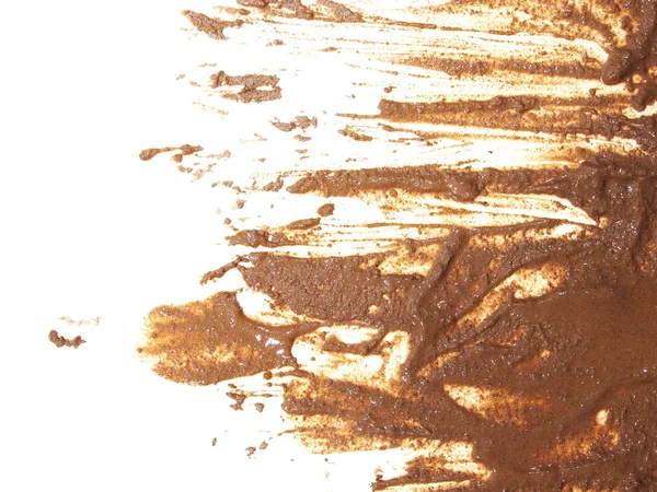 Drops of mud sprayed isolated on white background, with clipping path ...