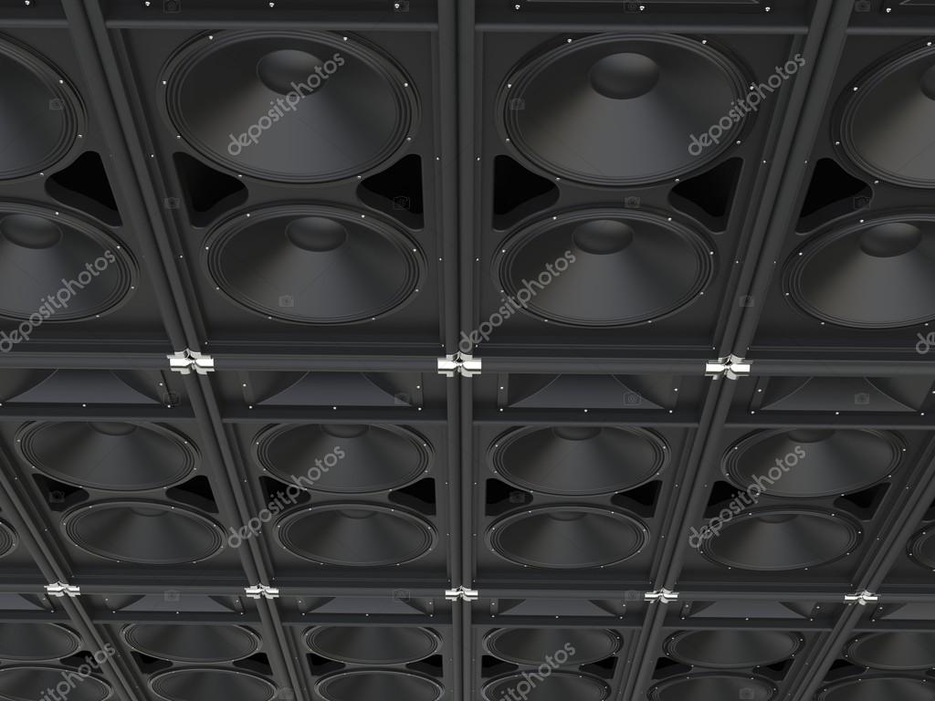 Concert loudspeakers - full background Stock Photo by ©Trimitrius 123647194
