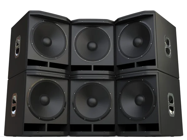 Subwoofer speakers - full background Stock Photo by ©Trimitrius 123651546
