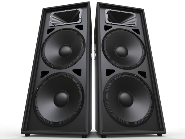 Big concert speakers stacked — Stock Photo © Trimitrius #83385362