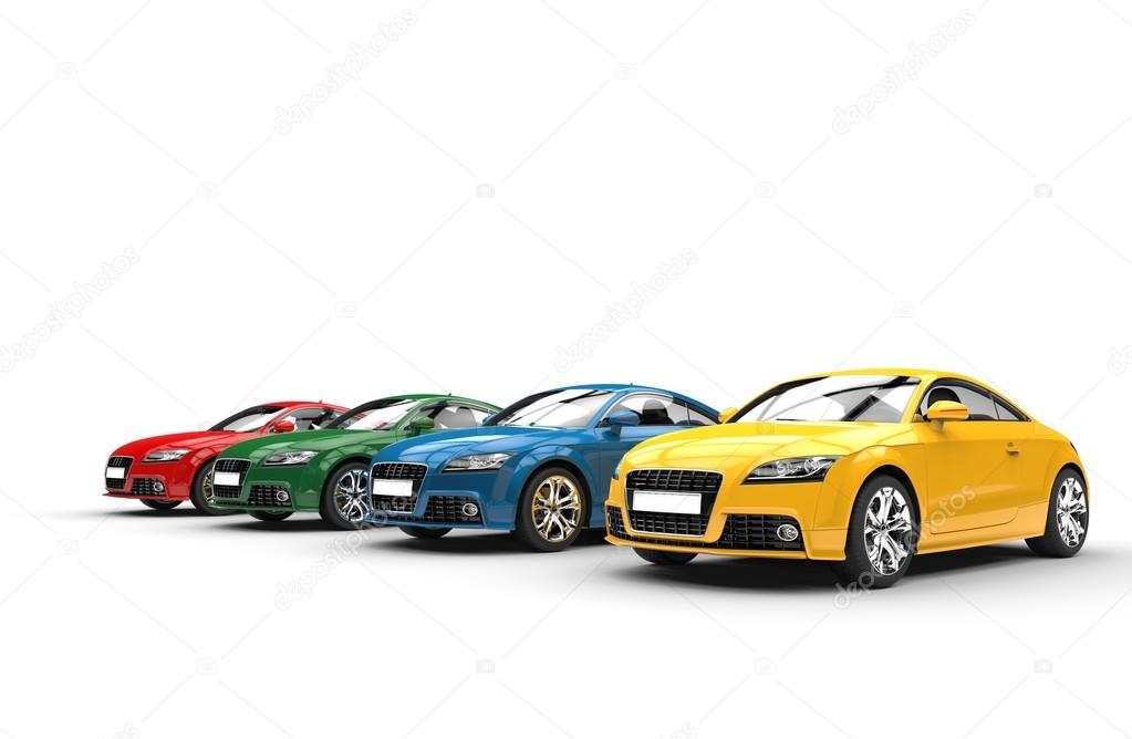 Cars - Basic Colors - Angle Shot – Stock Editorial Photo © Trimitrius ...