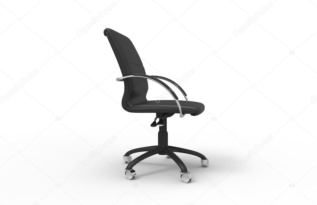 Leather Office Chair - Left View — Stock Photo © Trimitrius #83370998
