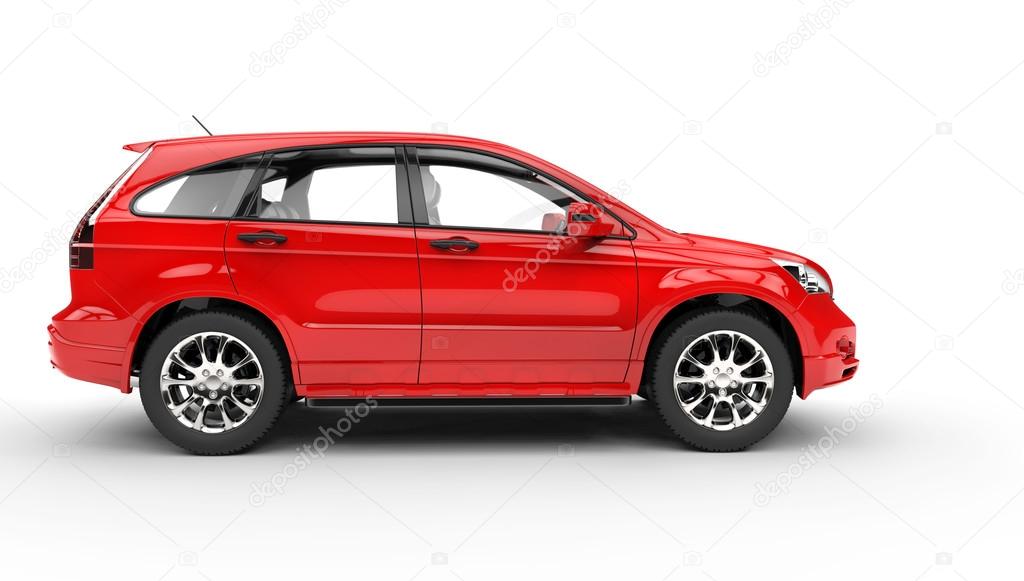 Red SUV - Side View — Stock Editorial Photo © Trimitrius #83373258