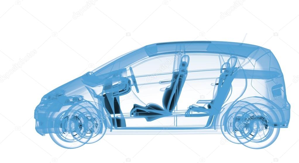 X-Ray Car Stock Photo by ©Trimitrius 83373954