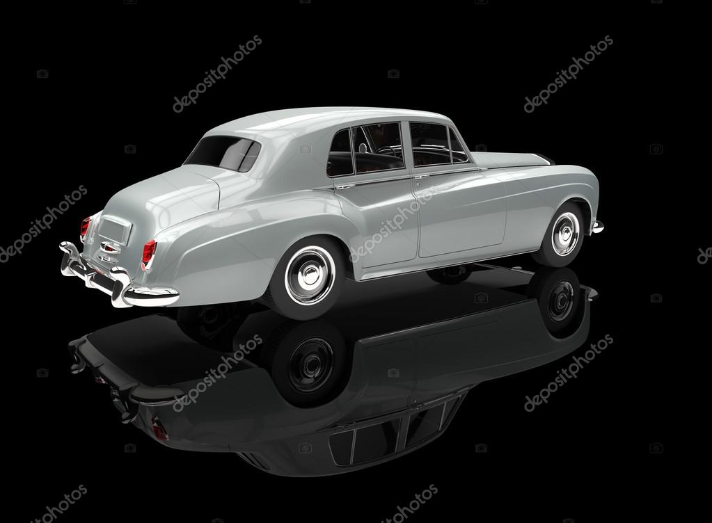 Classic Car Black Background