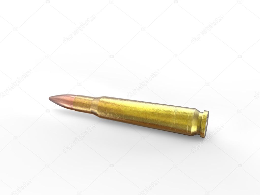 Big bullet - isolated on white background — Stock Photo © Trimitrius ...
