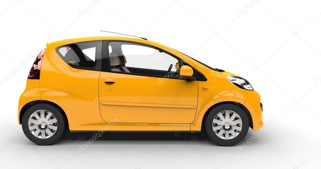 Yellow Cars Side Mercedes Benz AMG GT Coupe Personal & Business Car