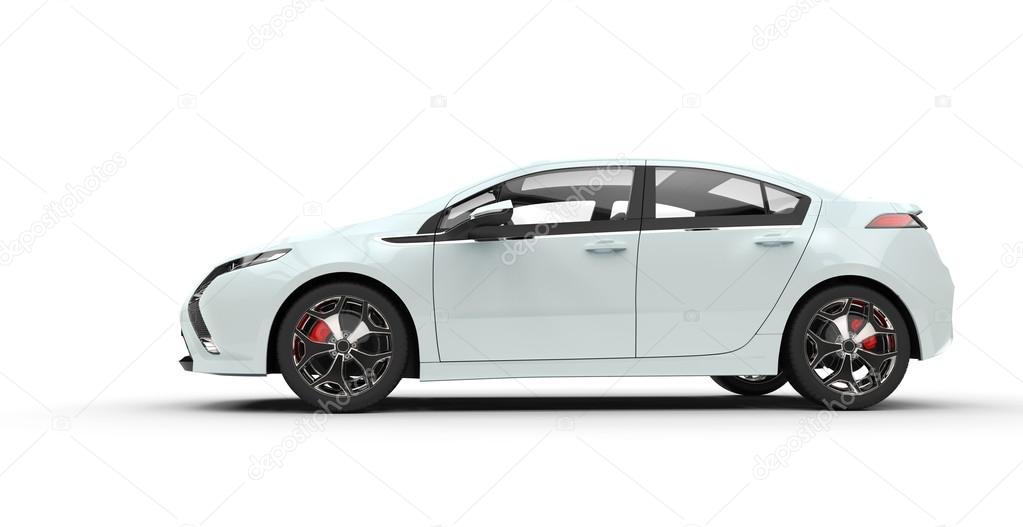 White Car Side View White Lamborghini Countach (3) | Images :: Behance