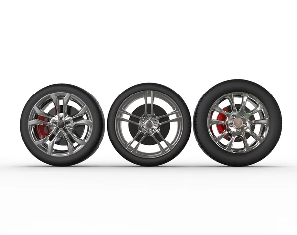 Regular car wheels Stock Photo by ©Trimitrius 99982706