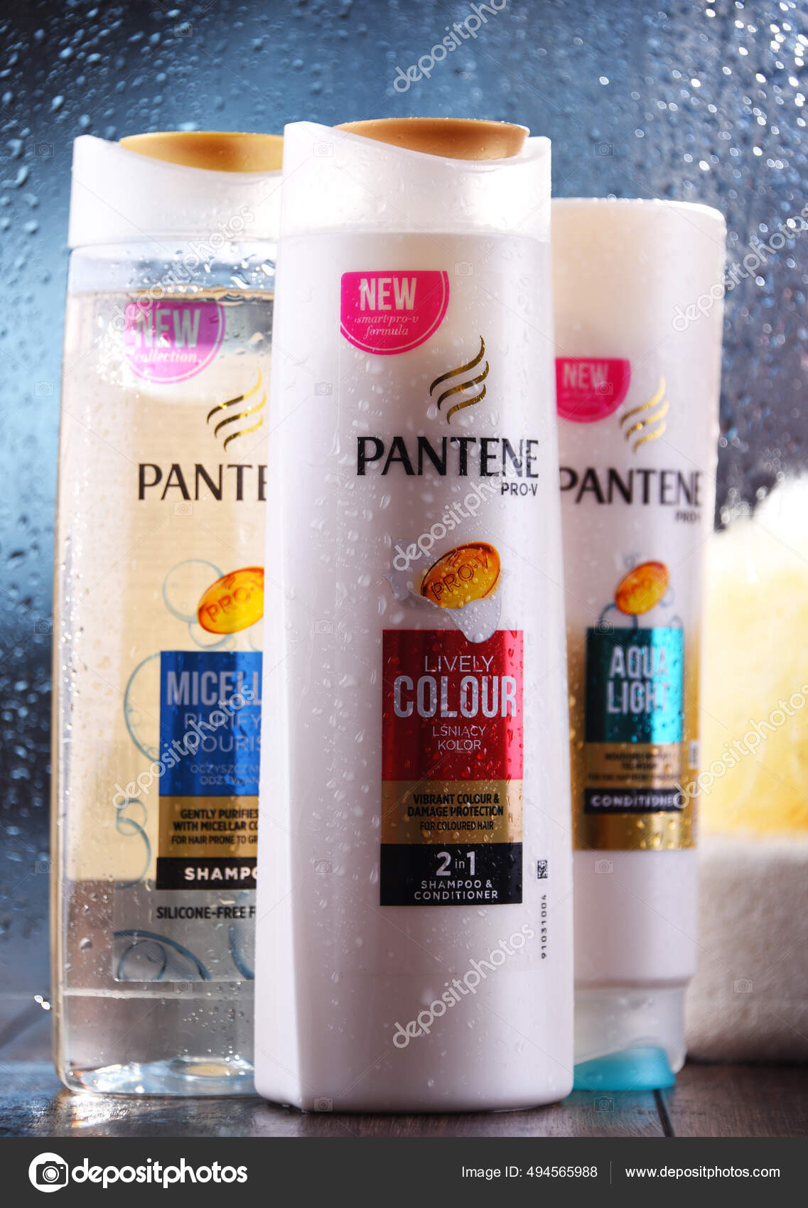 Poznan Pol Oct 2020 Bottles Pantene Shampoo Popular Brand Hair — Stock ...