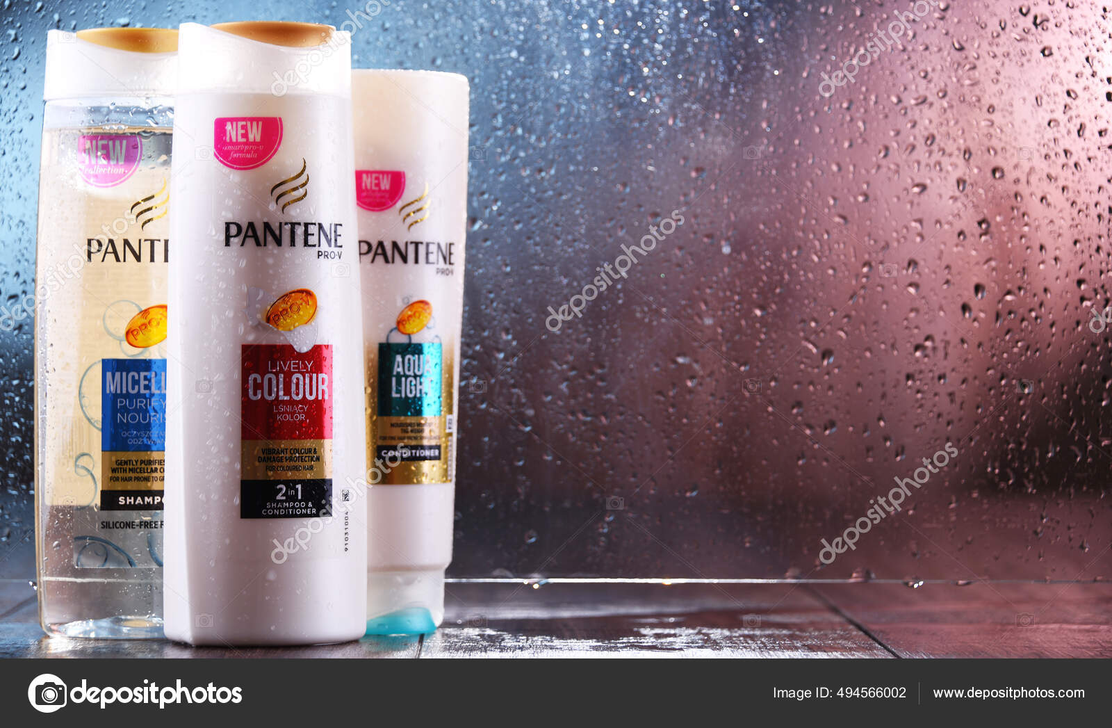 Poznan Pol Oct 2020 Bottles Pantene Shampoo Popular Brand Hair — Stock ...