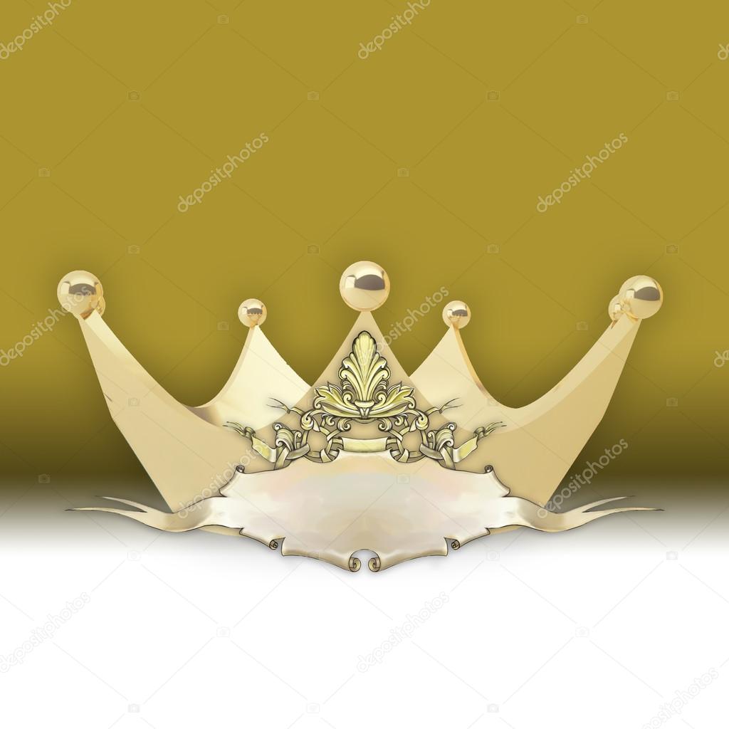 Golden Crown Award prize — Stock Photo © tanshy #72897093