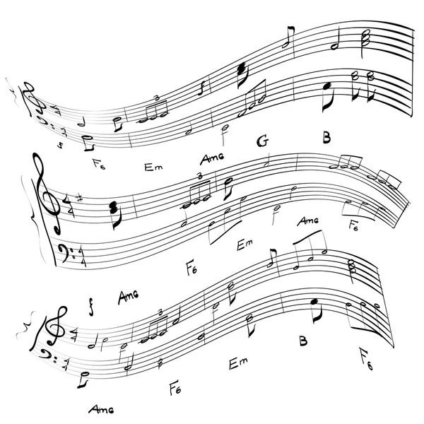 Music Notes Texture Vector Stock Vector Image by ©tanshy #241386694